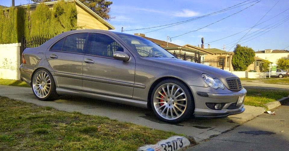 Mercedes C230 Kompressor on R19 Carlsson rims W203 | BENZTUNING