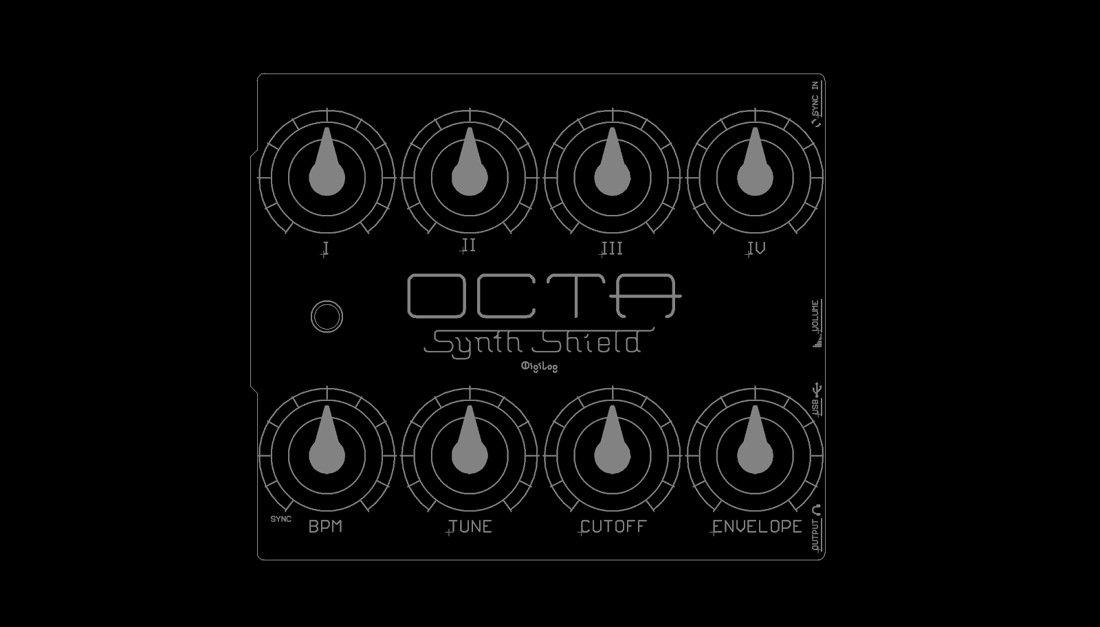 MATRIXSYNTH: DigiLogTokyo OCTA Shield ”OCT-101 CLASSIC”