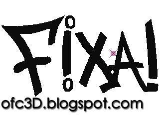 Oficina 3D: Adesivo Fixa