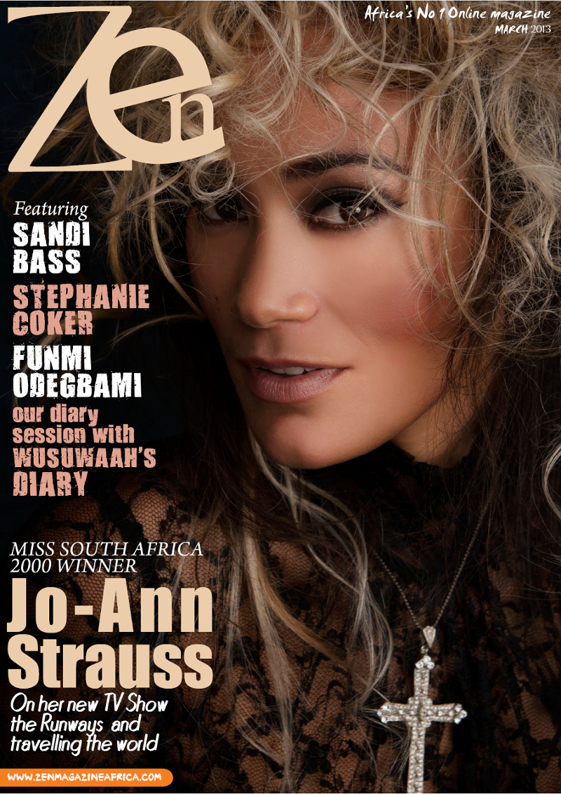 Gist Media: Jo-Ann Strauss is the Cover Star on ZEN magazine! Welcome
