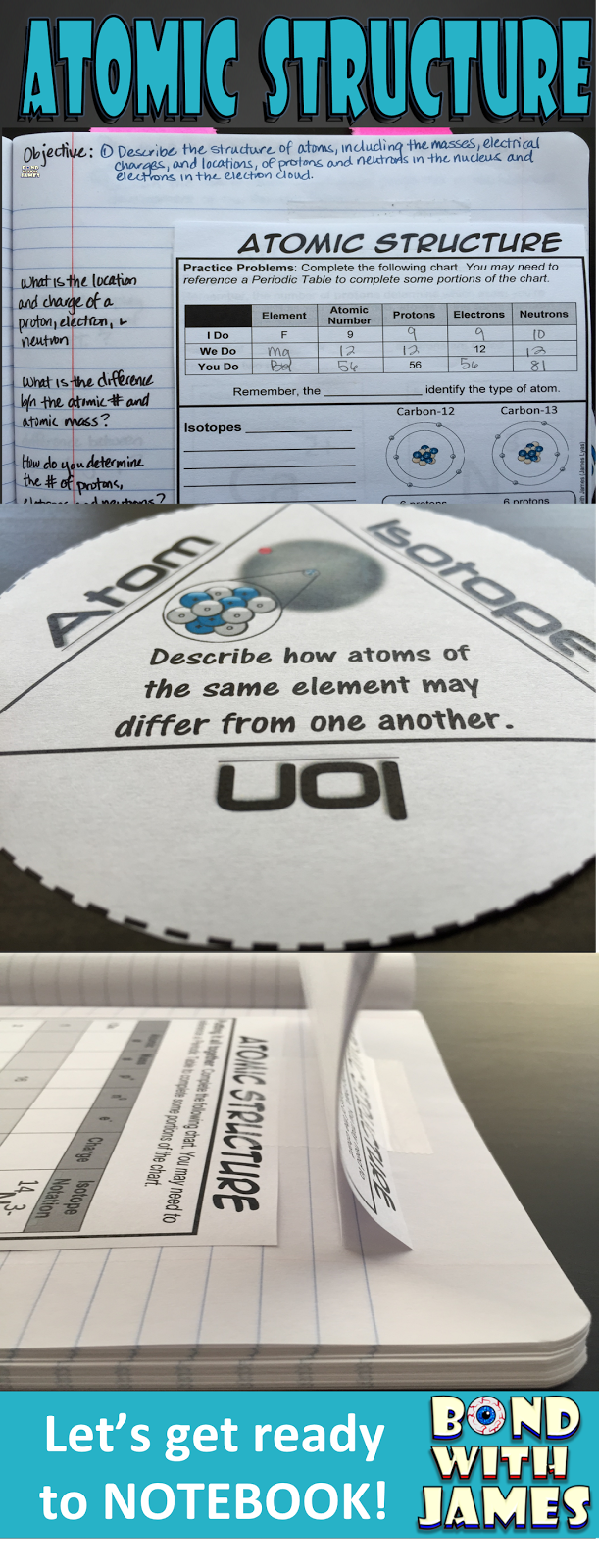 Bond with James: Atomic Structure for Interactive Notebooks