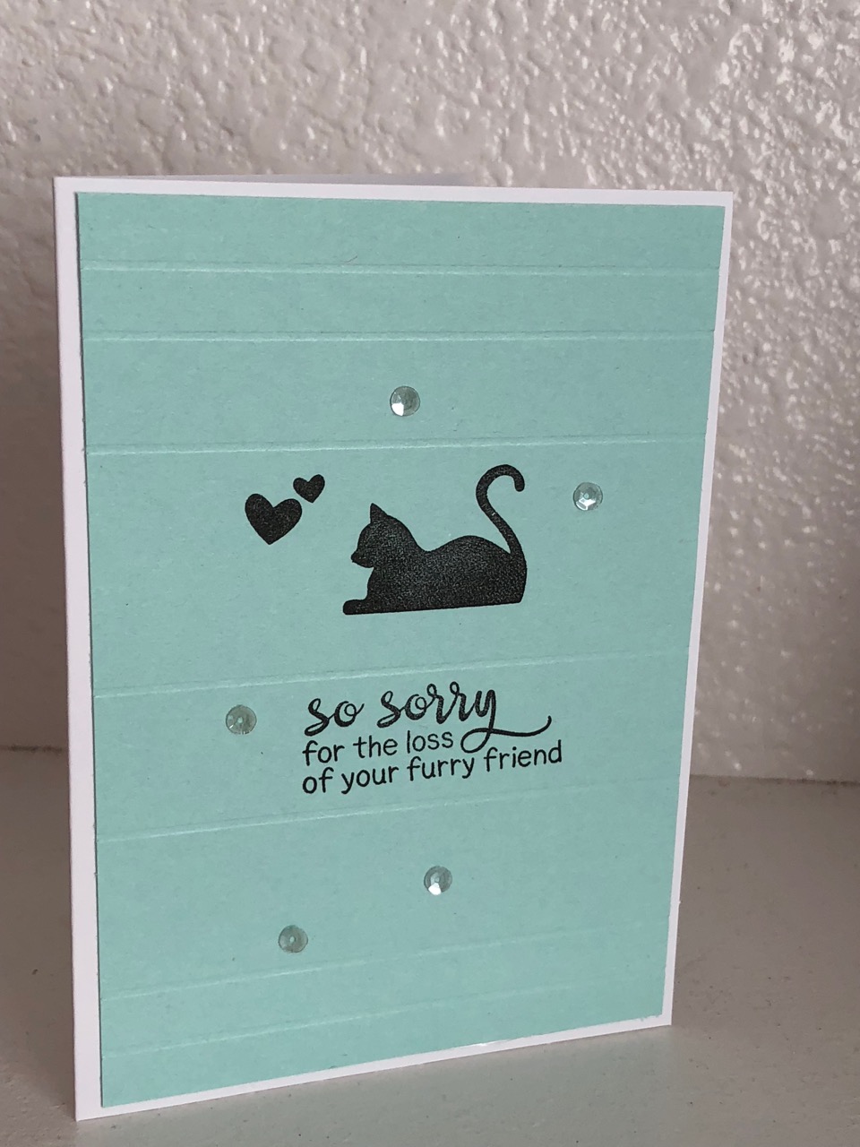 Handmade Little Things: Cat Card for a Friend!