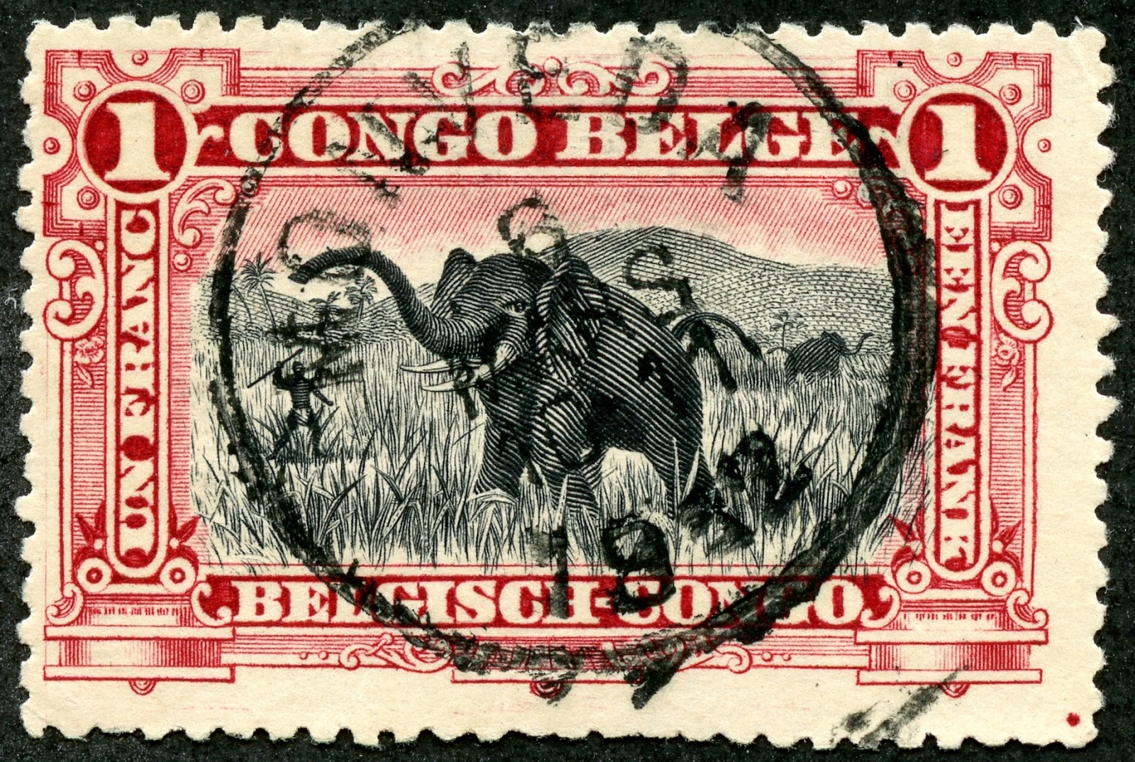 Big Blue 1840-1940: Belgian Congo Stamps Part I - A closer look