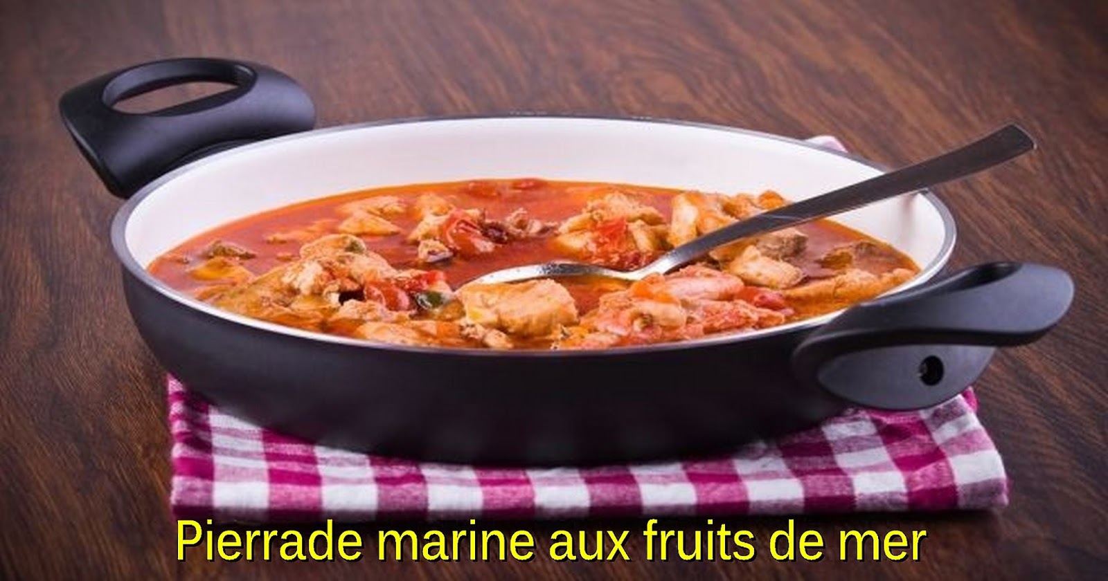 Recettes principales: Pierrade marine aux fruits de mer