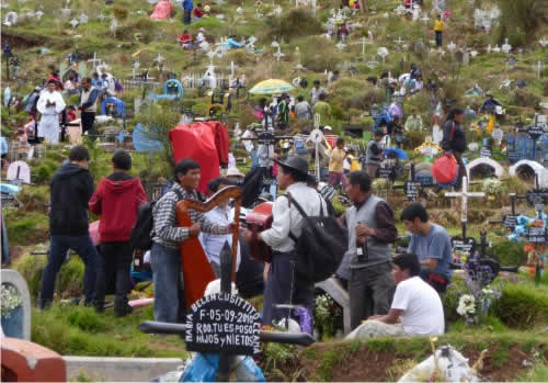 MISTURAS y CULTURAS del Perú ☀: Perú: MUERTOS ... ¡PERO GOZANDO!