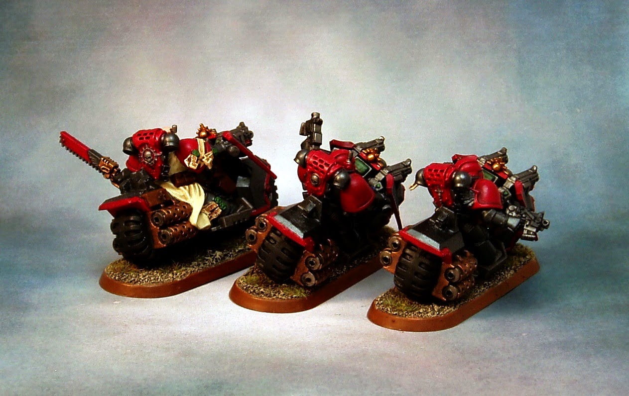 Aurelius Legion: Blood Angels Knights of Blood Bike Squad - Dark ...