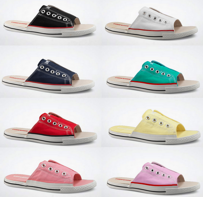 Asas de Diamante Rosa: All Star Converse sandália e chinelinho?