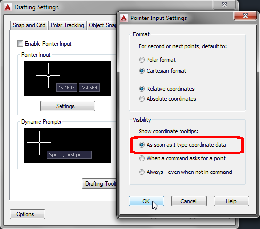 The Architect's Desktop: AutoCAD - Object Snap Tracking and Command ...