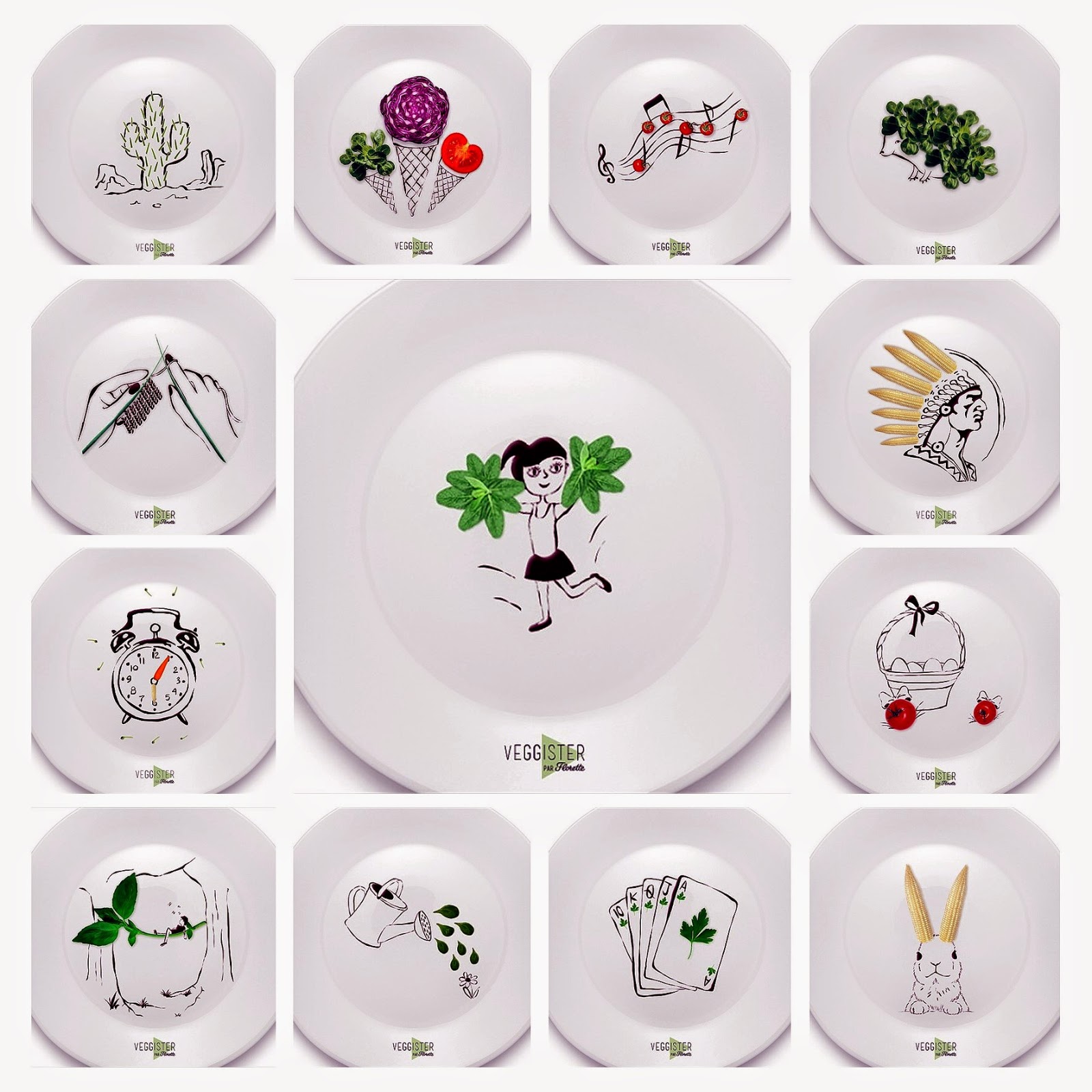 Glov and Co ...: L'art Florette ;-)