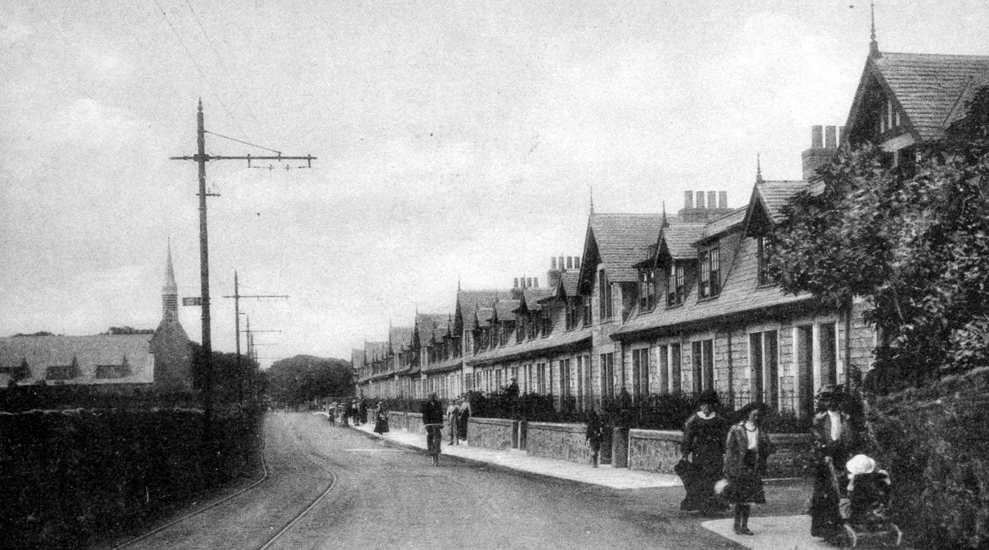 Tour Scotland: Old Photograph Gosford Road Port Seton Scotland