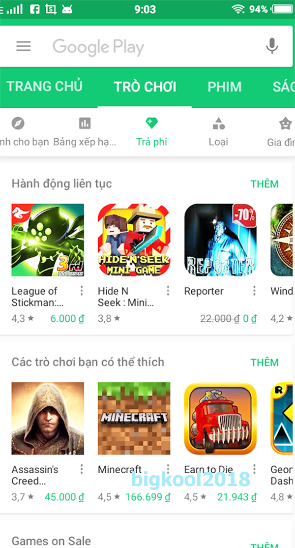 Tải CH PLay - Ứng Dụng Tải Game, Apps Hay Cho Máy Android
