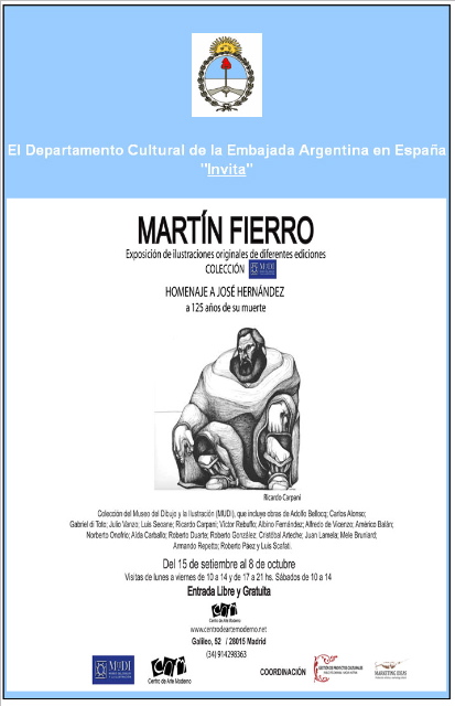 Museo del Dibujo y la Ilustración: Ilustraciones de "El Martín Fierro ...