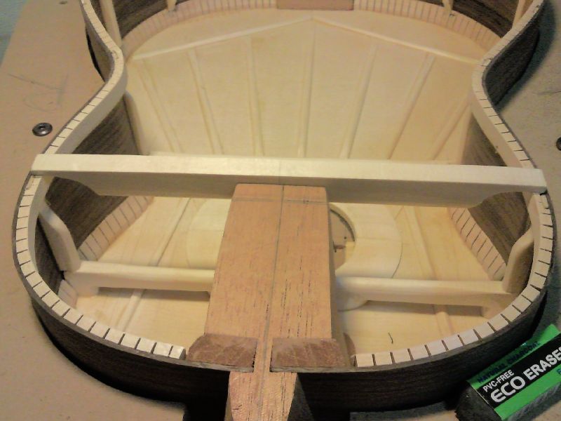 Sen's Guitar Making Blog: Back struts