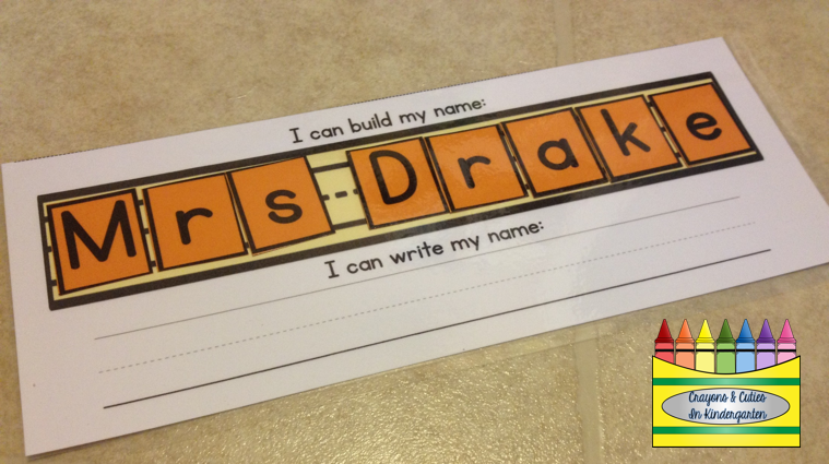 Crayons & Cuties In Kindergarten: It's All In A Name! Using Children's ...
