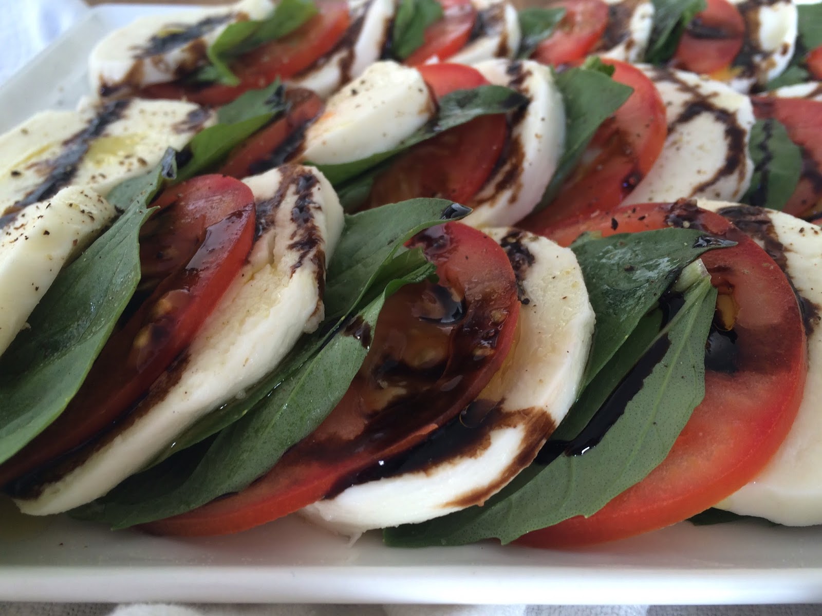 Just A Darling Life: Caprese Salad with Balsamic Glaze