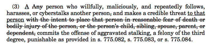 Tampa Criminal Law Blog: What if the Stalker Files for a Stalking ...