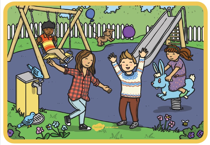 Communicate with everyone: AT THE PLAYGROUND