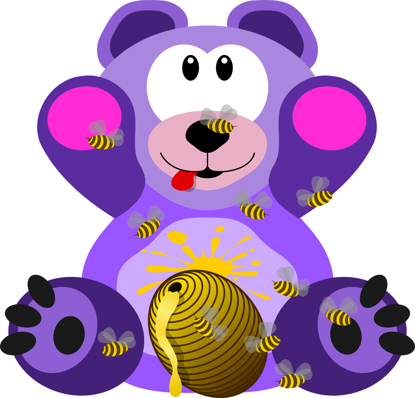 Ilmaisia piirroskuvia: Nalle