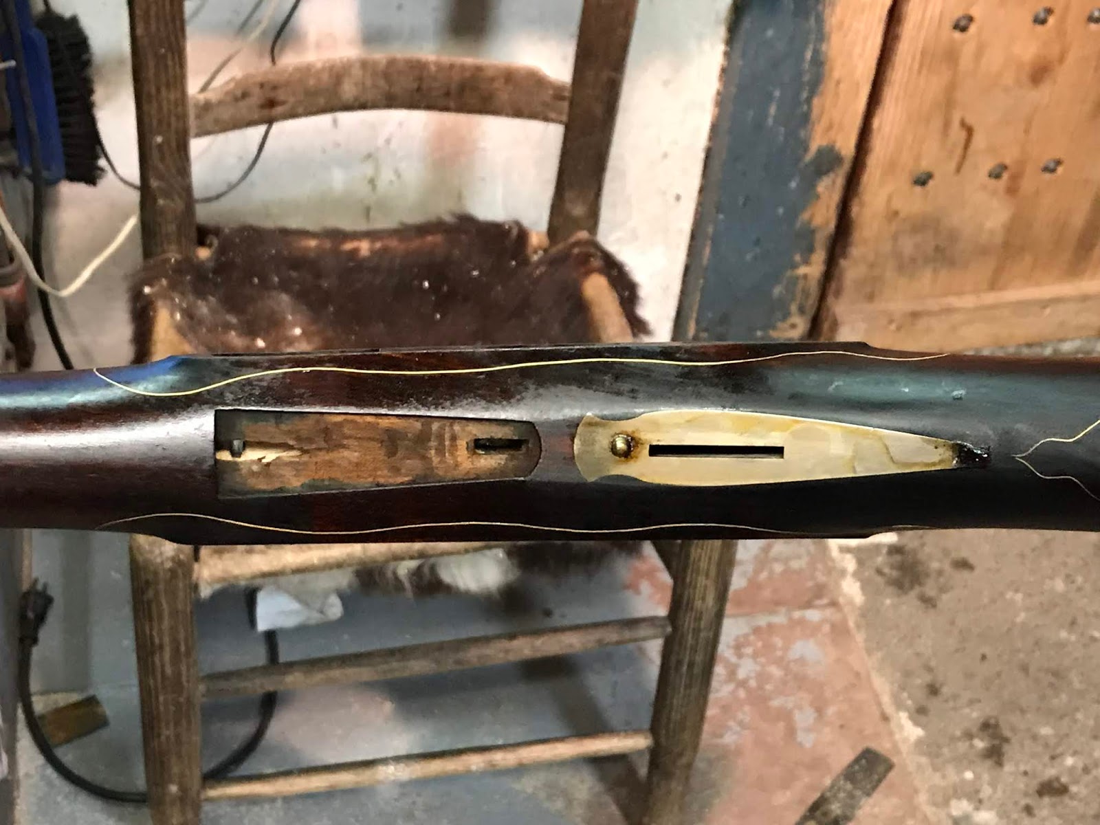 Judson Brennan: Alaskan Longrifle Artisan: Wire Inlay Finished, First ...