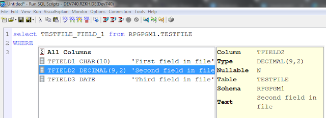 Difference in Run SQL Scripts @ RPGPGM.COM