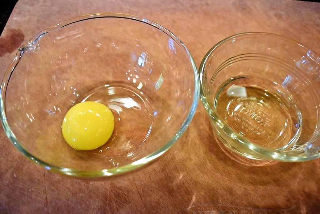 Recipes for Tom: Tamago no moto / egg yolk emulsion