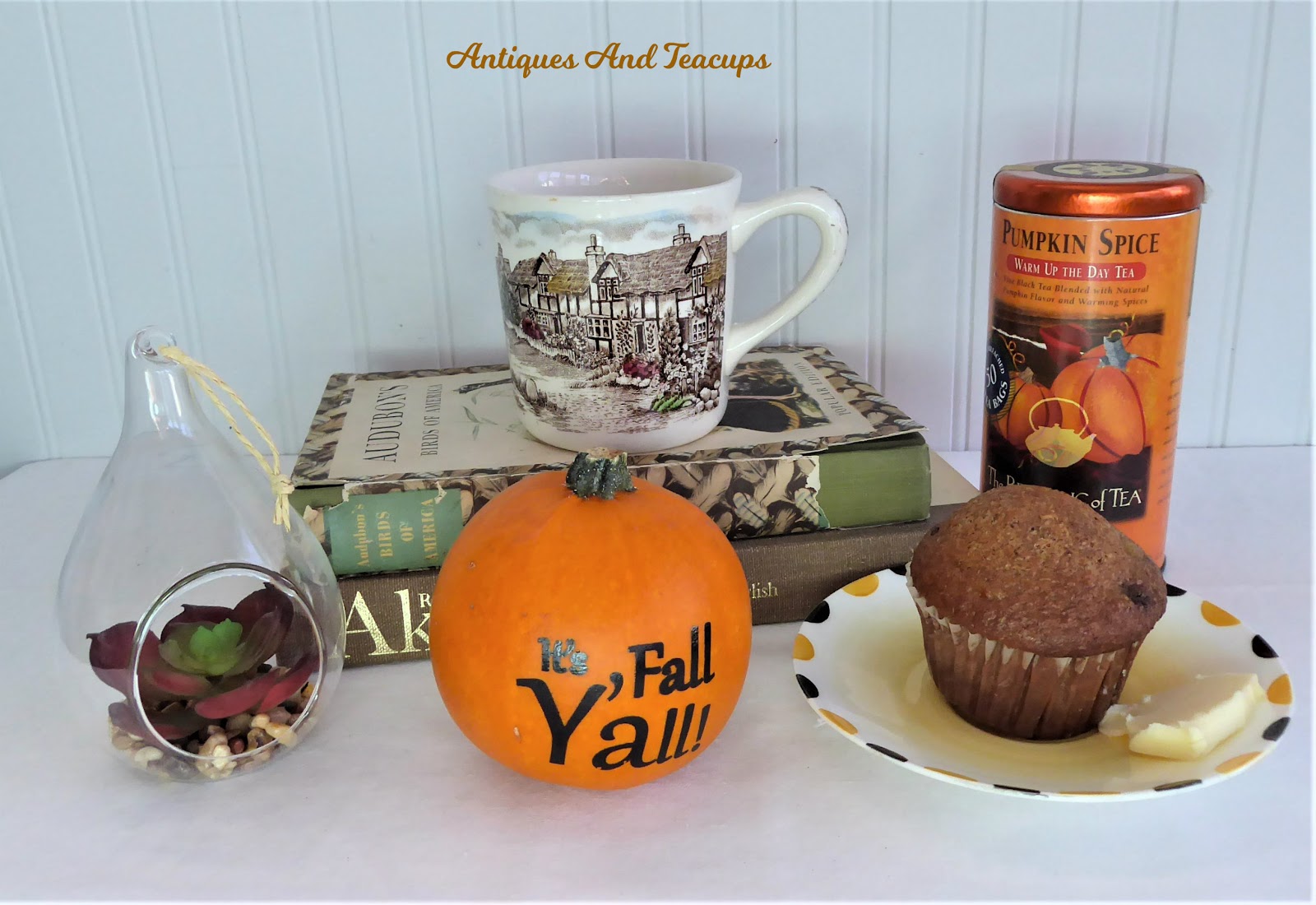 Antiques And Teacups: Simple Fall Tea And Update