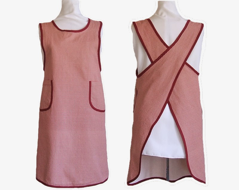 Timeless Aprons: No Tie All Day apron is now available in a smaller size!
