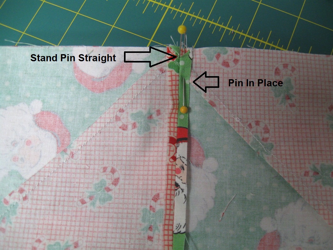 Happy Quilting: Pin Trick for Perfect Points and Intersections