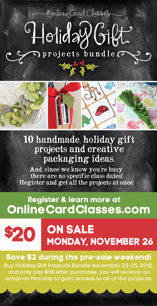 online card class giveaway!