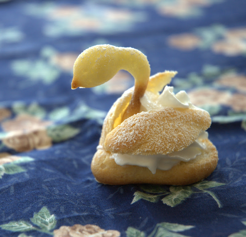 Turmeric n spice: Filled Pate A Choux Swan - Daring Baker Challenge ...