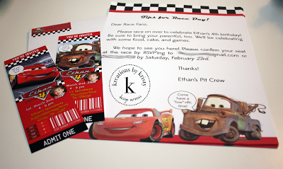 more than 9 to 5...my life as "Mom": Ethan's "Cars 2" Fourth Birthday Party