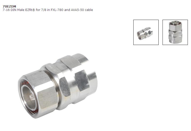 ANDREW COMMSCOPE: Connector untuk kabel feeder Coaxial ANDREW dan COMMSCOPE