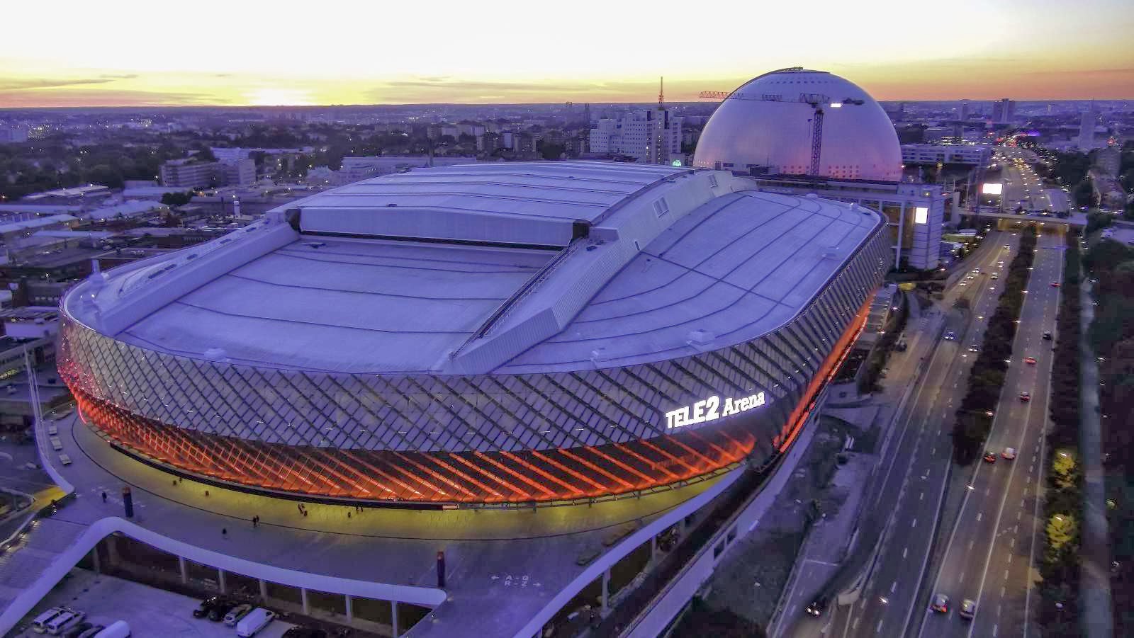 architecture now and The Future: TELE2 ARENA BY WHITE ARKITEKTER