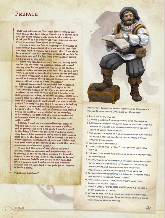 Dungeon Compendium: Volo’s Guide to Monsters: Muitos Previews!