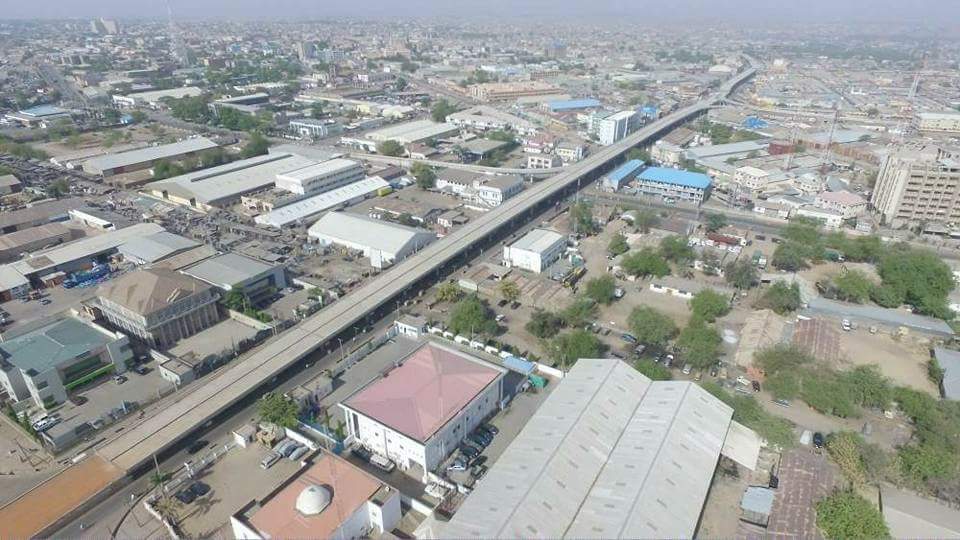 Checkout the massive ongoing flyover infrastructure in Kano State