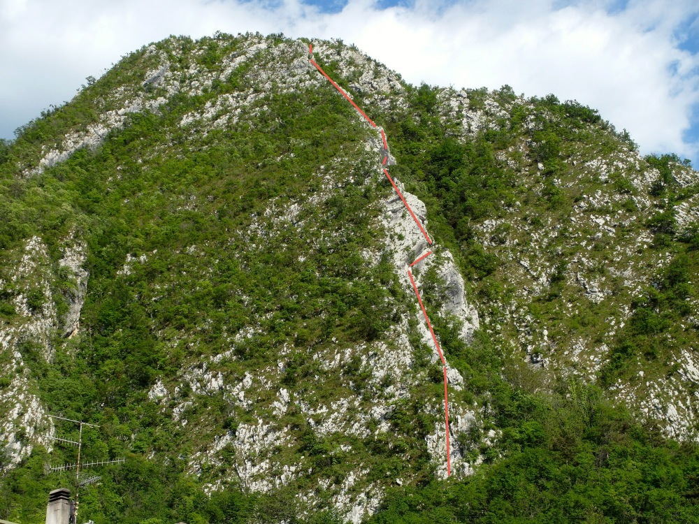 Le montagne alle quali appartengo: Spigolo del Glemine (710 m.s.l.m.)