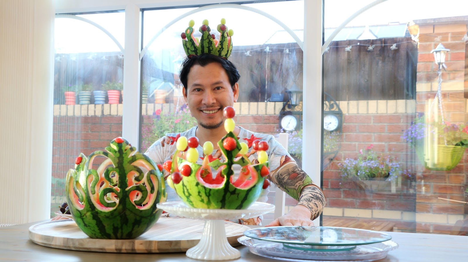 Josephine's Recipes: How To Make Watermelon Crown - Fruit and Vegetable ...