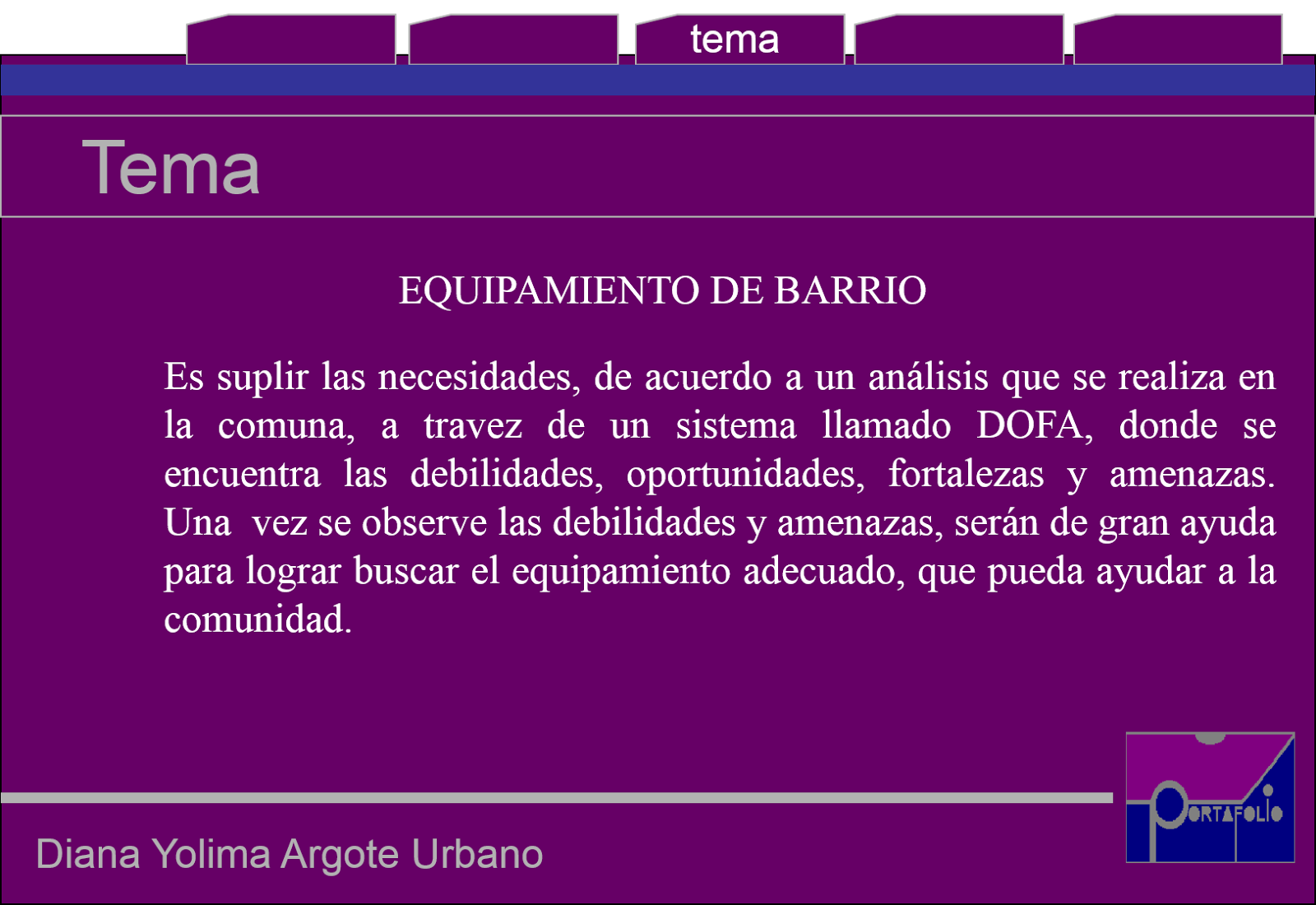 Arquitectura I.U Cesmag Diana Yolima Argote Urbano