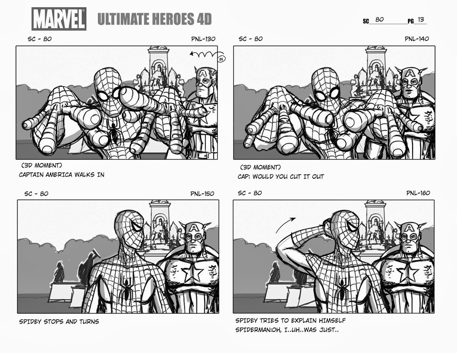 Frank Forte Animation Portfolio: Storyboards-Theme Park