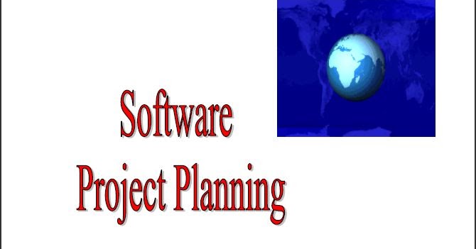 Software Project Planning - Software engineering