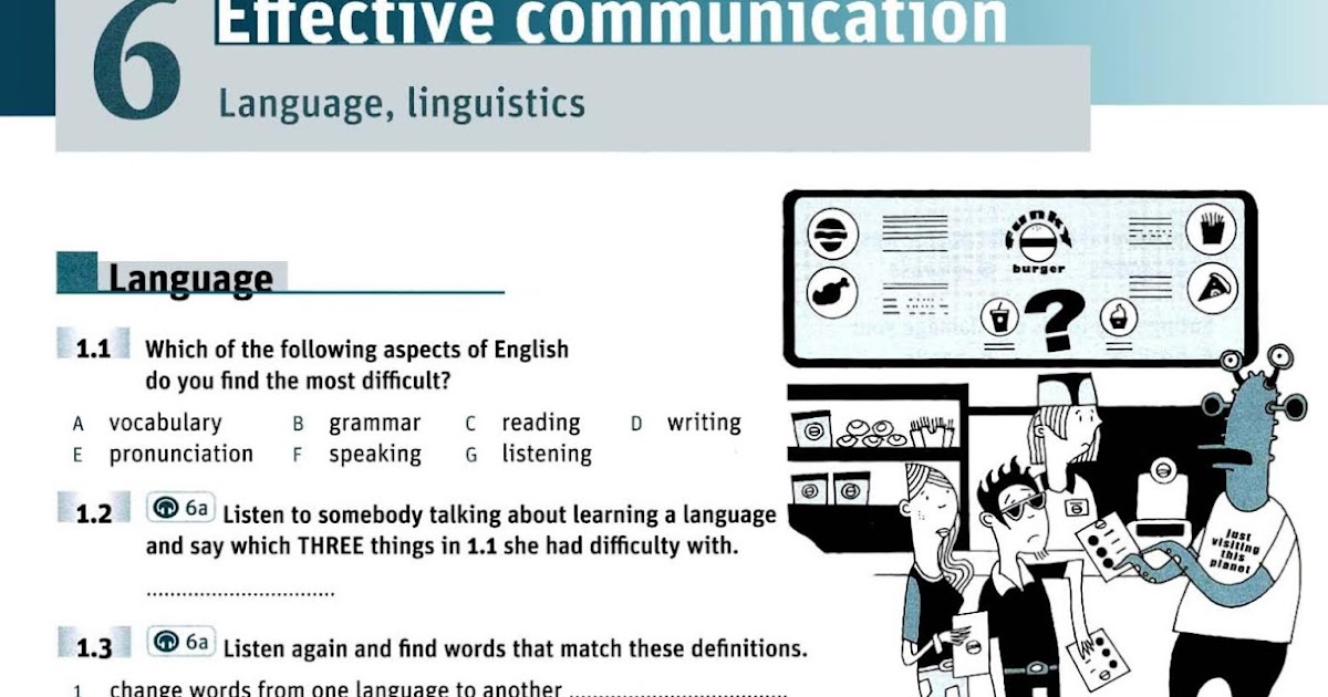 Unit 6 Effective communication: Language, linguistics