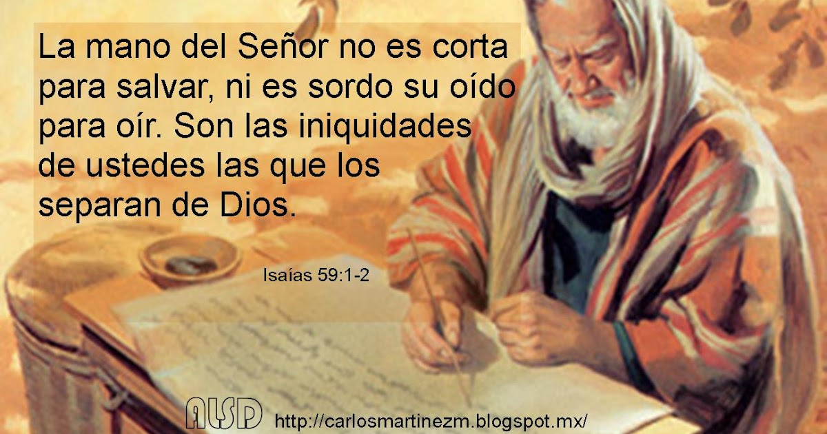 Aprendiendo la Sana Doctrina: Isaías 59:1-2