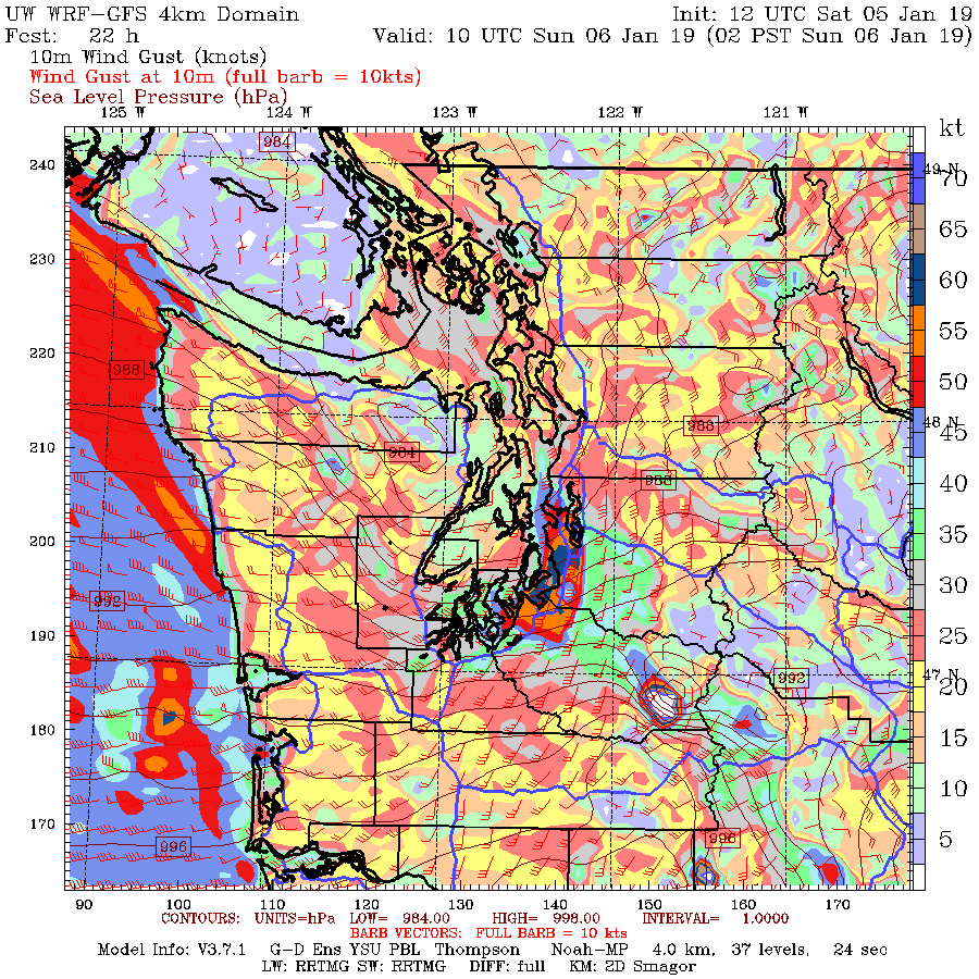 Cliff Mass Weather Blog: Major Wind Event For Western Oregon and Washington