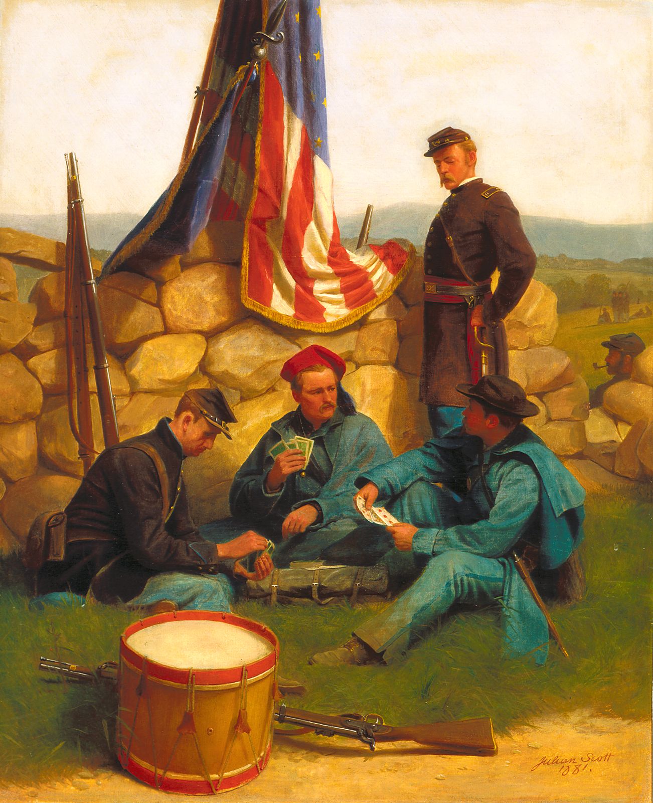 Union Soldiers Painting