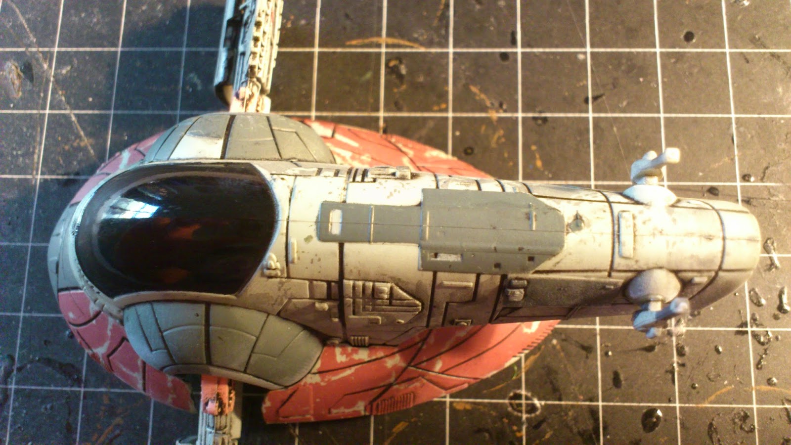 Hobby Foundry: X-Wing: Boba Fett Firespray Partial Repaint