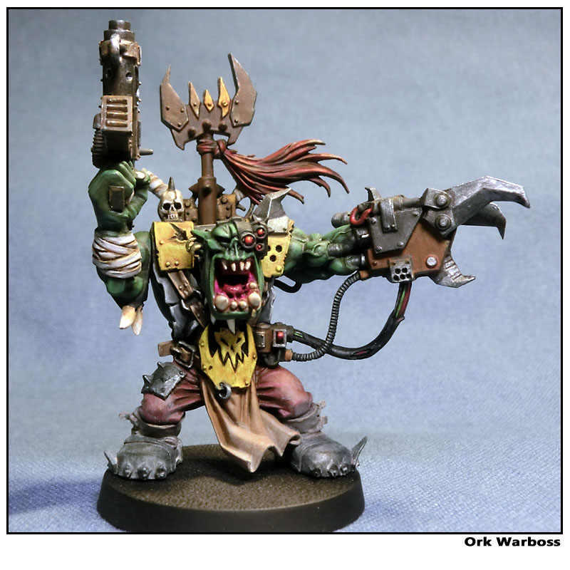 Warhammer 40K Ork Warboss - Ready for Inspection - SF & RealSpace ...