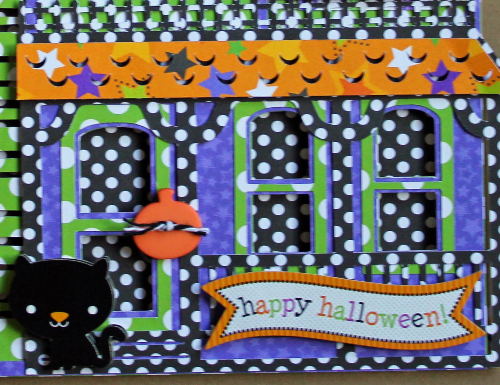 Happy Paper Craft Happenings: Haunted House Doodlebug
