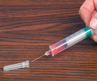 Recapping Needles Using One Handed Technique (Contaminated Needles ...