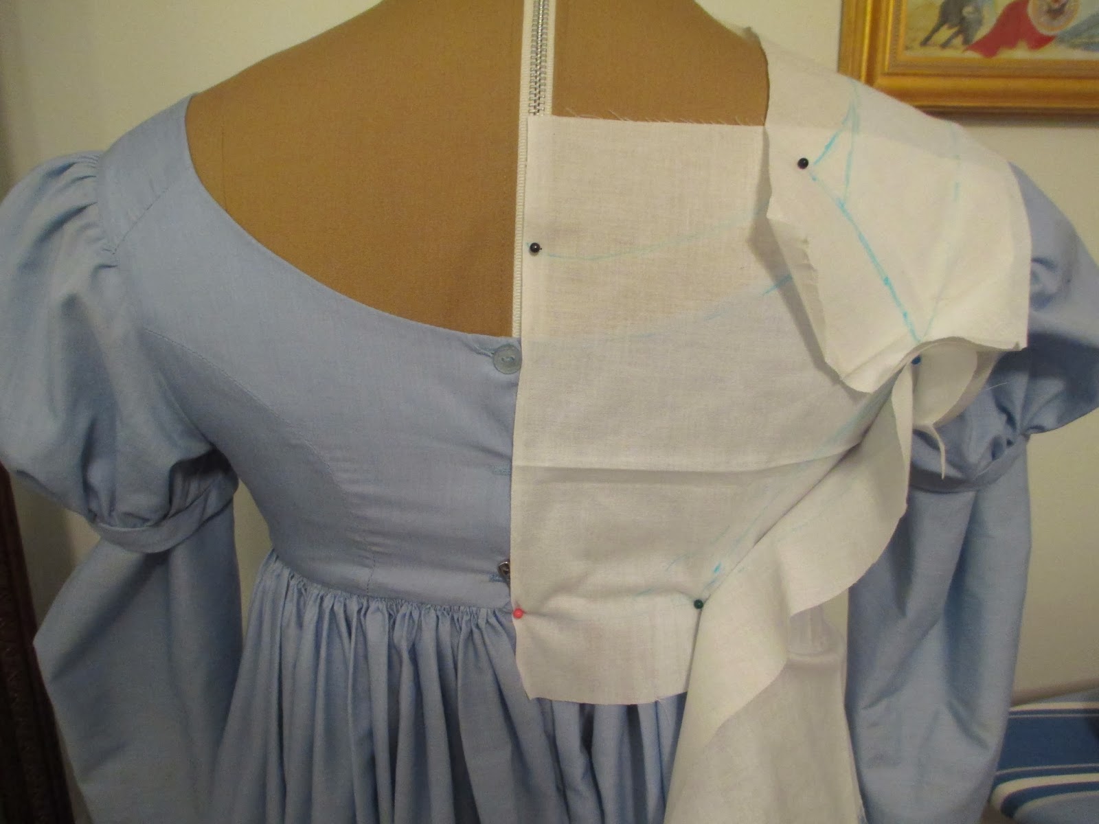 A Sartorial Statement: Regency Bodice Mock-up