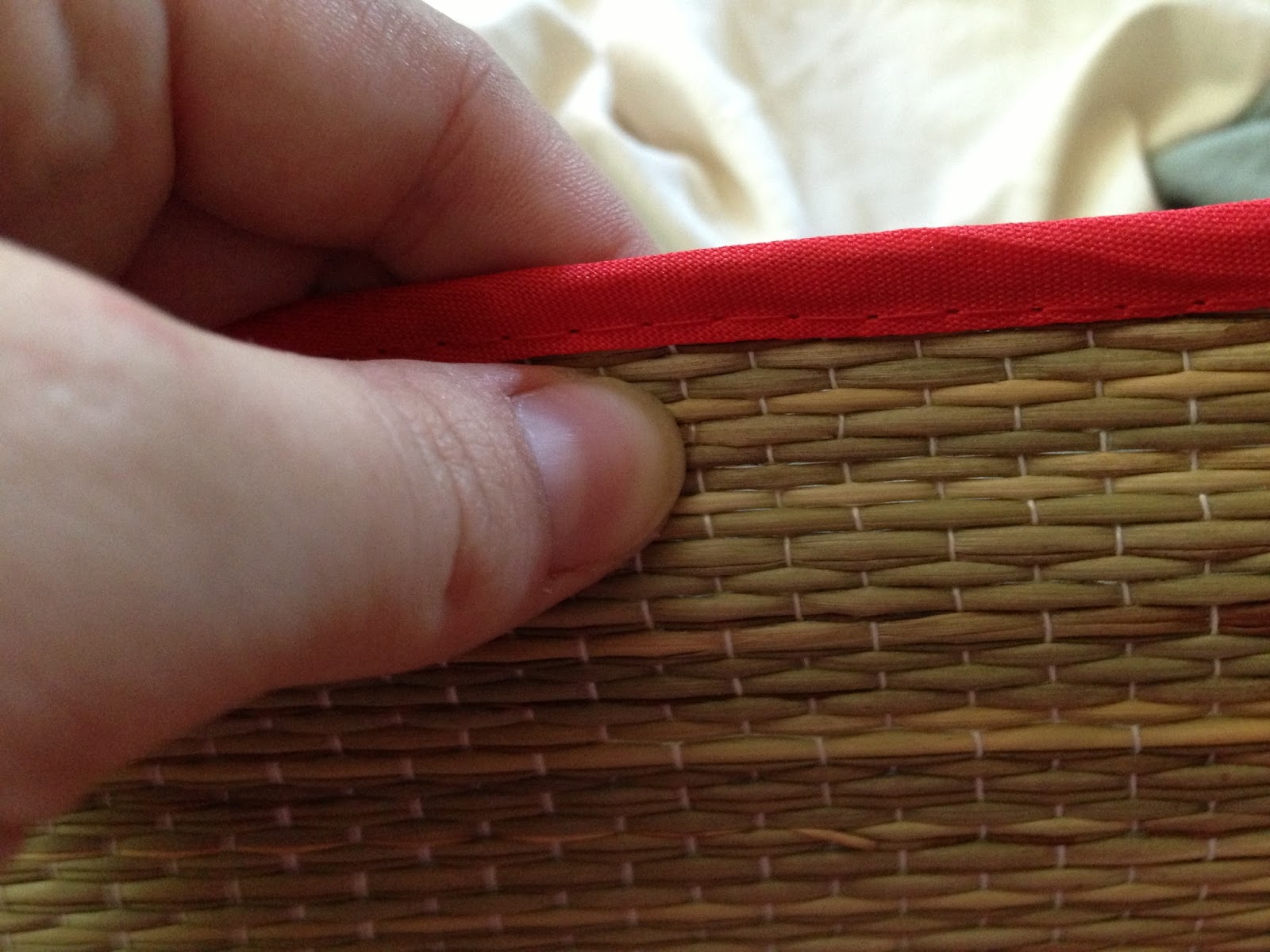Mrs. Suzie Housewife: Easy DIY Bamboo Curtain